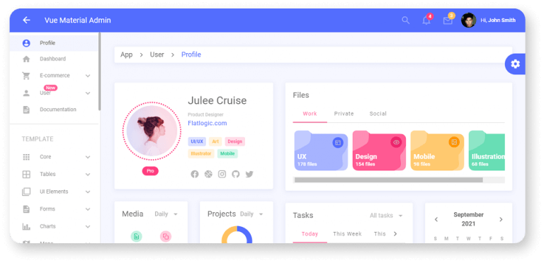 Best Material Design Admin Templates for 2022 - UI-Lib's Blog
